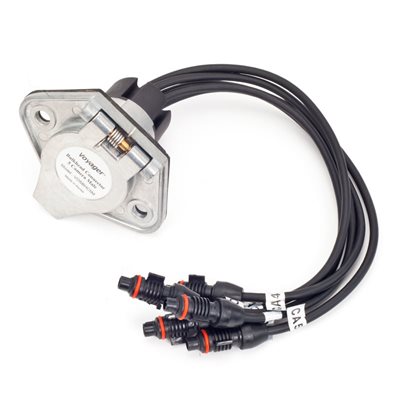 Voyager VOSBHC5M - 5-Camera Trailer Cable Bulkhead Connector